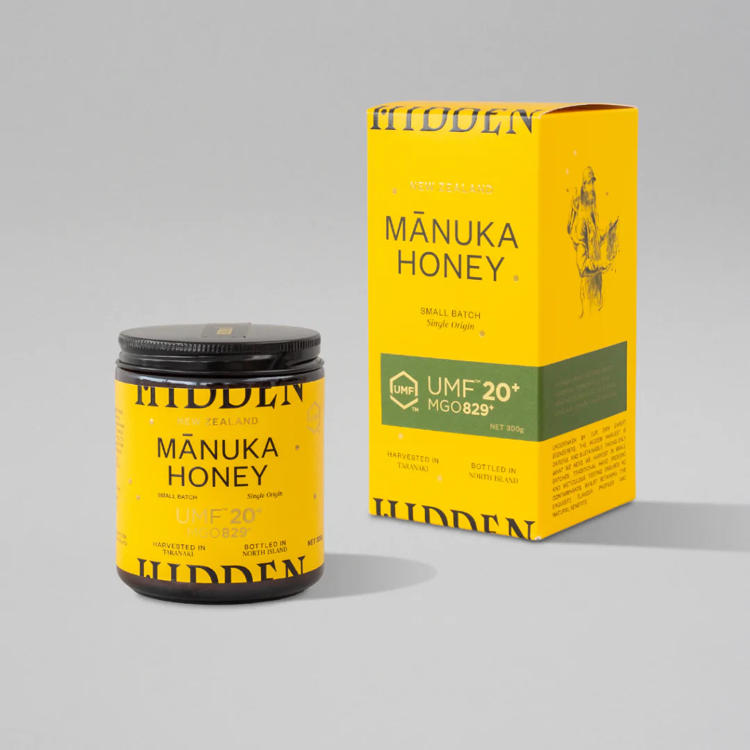 Hidden Honey. Premium Manuka, Bush & Multiflora. New Zealand